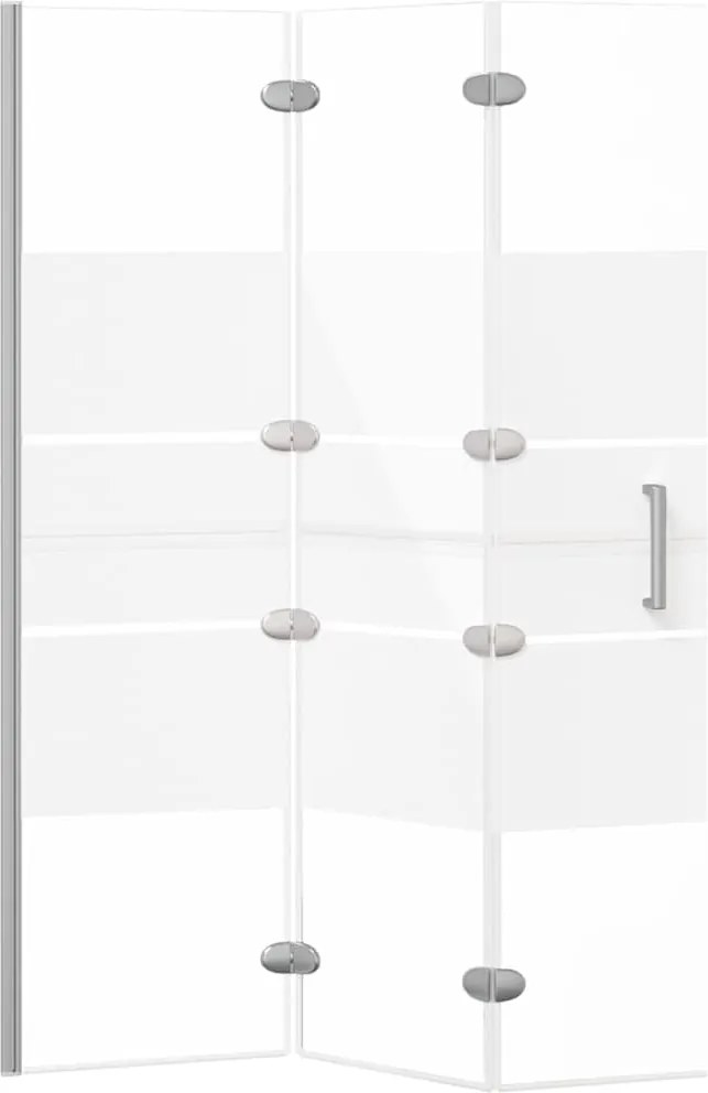 Skládací sprchový kout ESG 100 x 140 cm bílý 150738