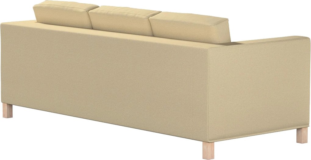 Potah na pohovku IKEA  Karlanda 3-místná nerozkládací, krátký barva zelená látka pletený vzor