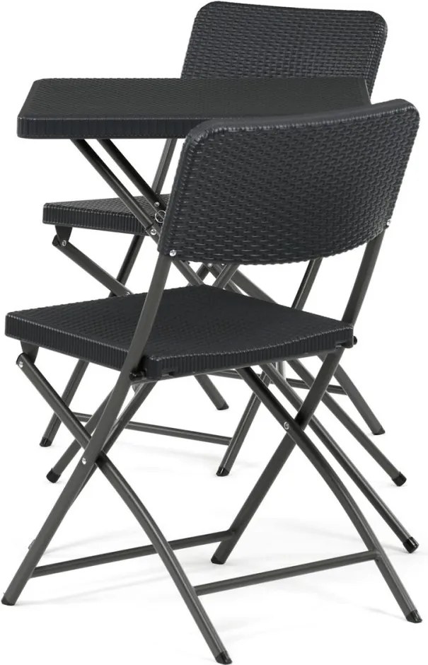 Zahradní set 1+2 AZS-L2161 GREY, plast, šedá