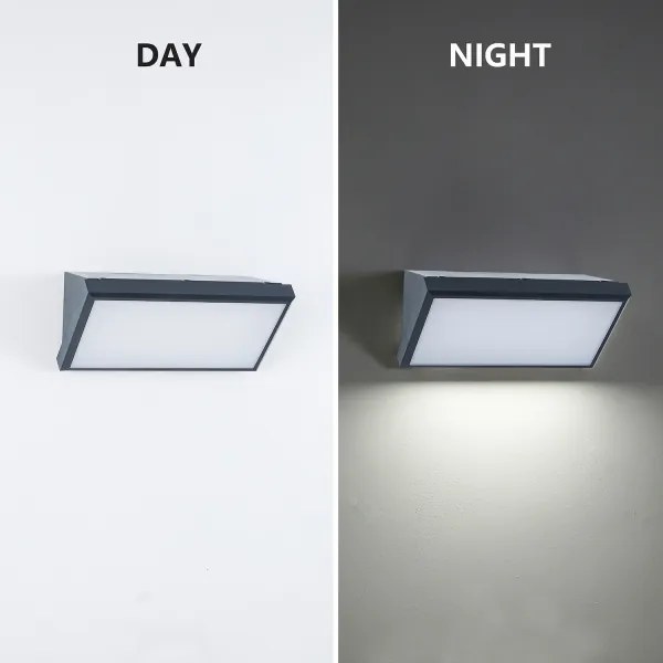 BRILAGI-LED RGBW Venkovní nástěnné svítidlo TRIANGLE 1xE27/12W/230V antracitIP65
