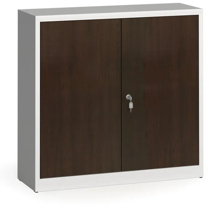 Alfa 3 Svařované skříně s lamino dveřmi, 1150 x 1200 x 400 mm, RAL 7035/wenge