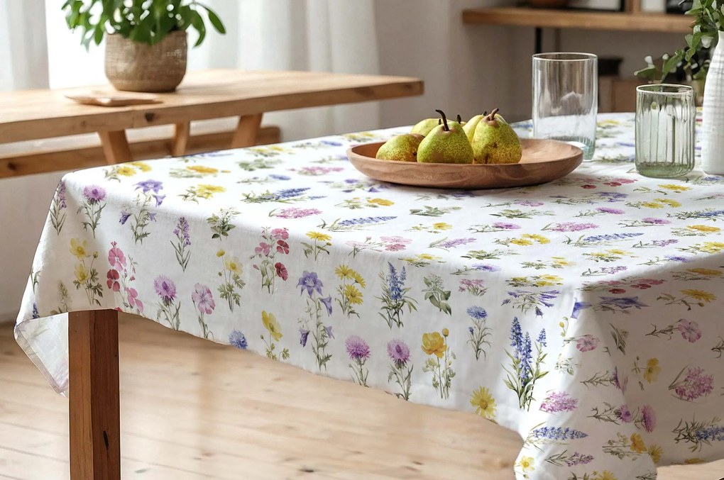Bavlněný ubrus Luční od Darré - nový Velikost: 85 x 85