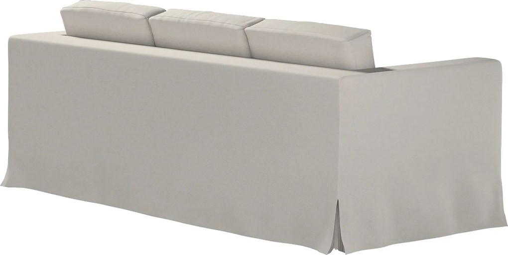 Potah na pohovku IKEA  Karlanda 3-místná nerozkládací, dlouhý barva šedá látka pletený vzor