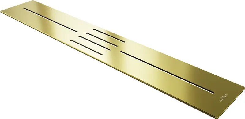 Mexen Toro kryt do sprchové vaničky 130-160 cm, zlatý - 43920050