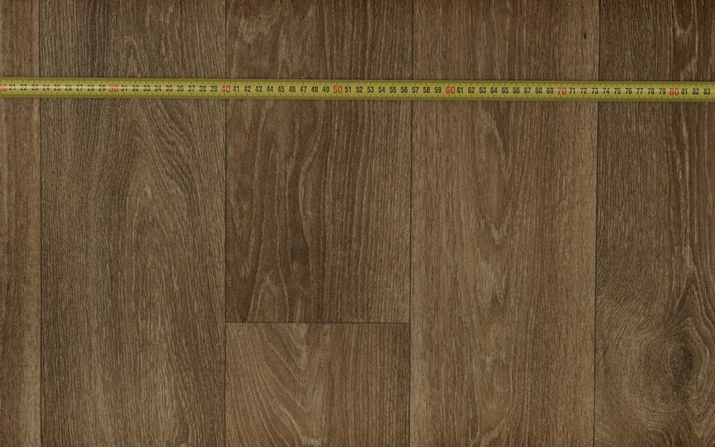 Beaulieu International Group, PVC podlaha - lino Master X 2954, na míru, šíře 4m, hnědá, bez podkladu, chodba / předsíň
