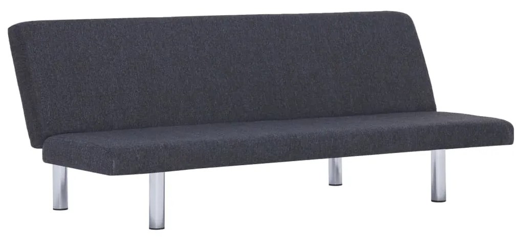 vidaXL 282193 Marketos Sofa Bed Dark Grey Polyester