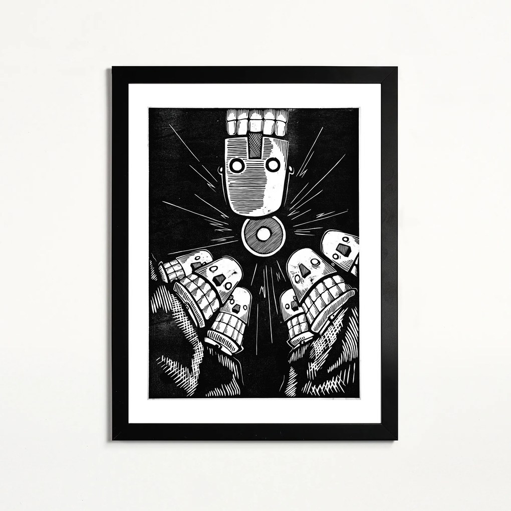 Hugo Rayman | Zákrok Rám: Dubový, Velikost: 70 x 50 cm