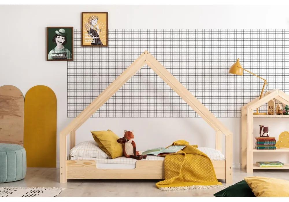 Adeko Dětská postel domeček Loca C Velikost postele: 160x100 cm Barva: dekor přírodní dřevo přírodní