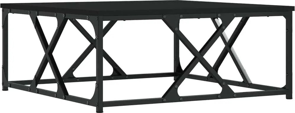 vidaXL Konferenční stolek 70 x 70 x 30 cm kompozitní dřevo [835369] Barva: Černá