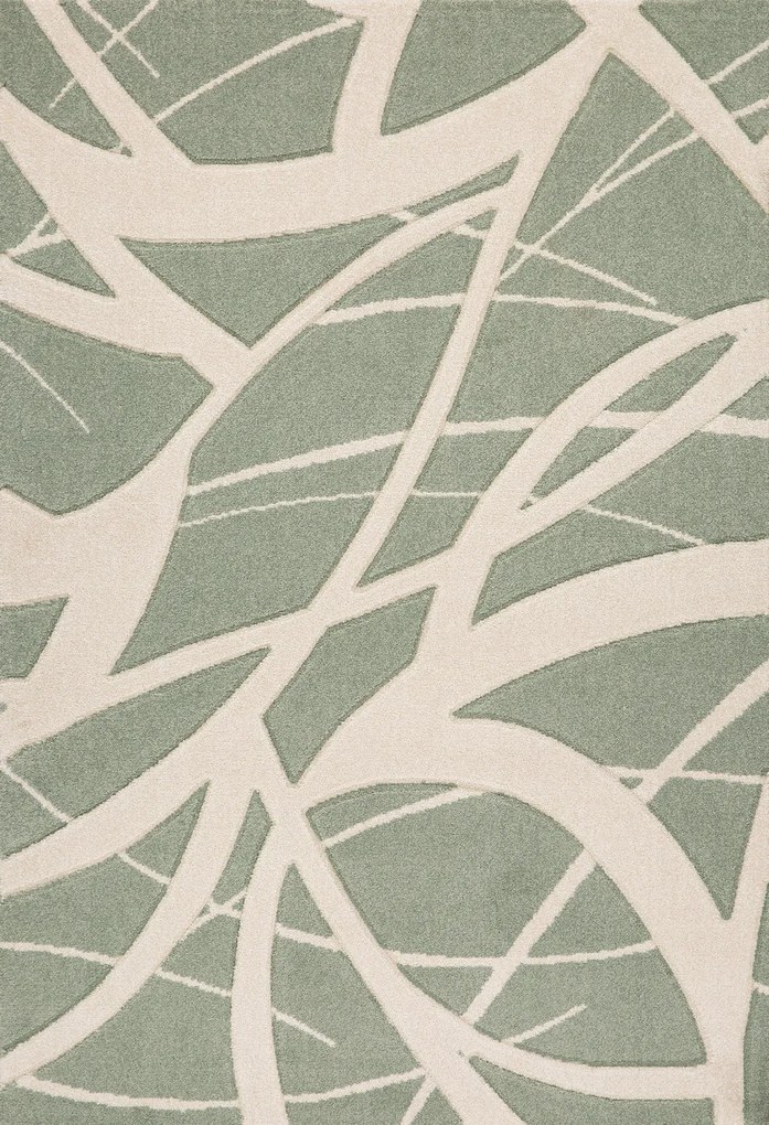 Oriental Weavers, Kusový koberec Portland 57/RT4G, 67x120, zelená, chodba / předsíň