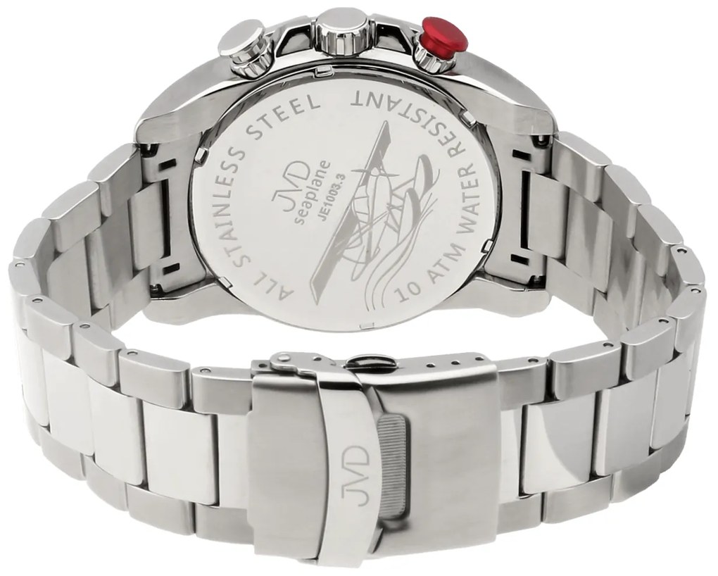 Pánské vodotěsné náramkové hodinky JVD JE1003.3 - chronograf 10ATM