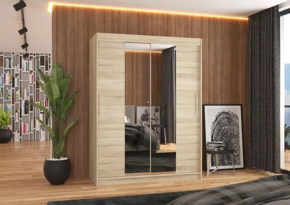 Skříň posuvná se zrcadlem INESS 150