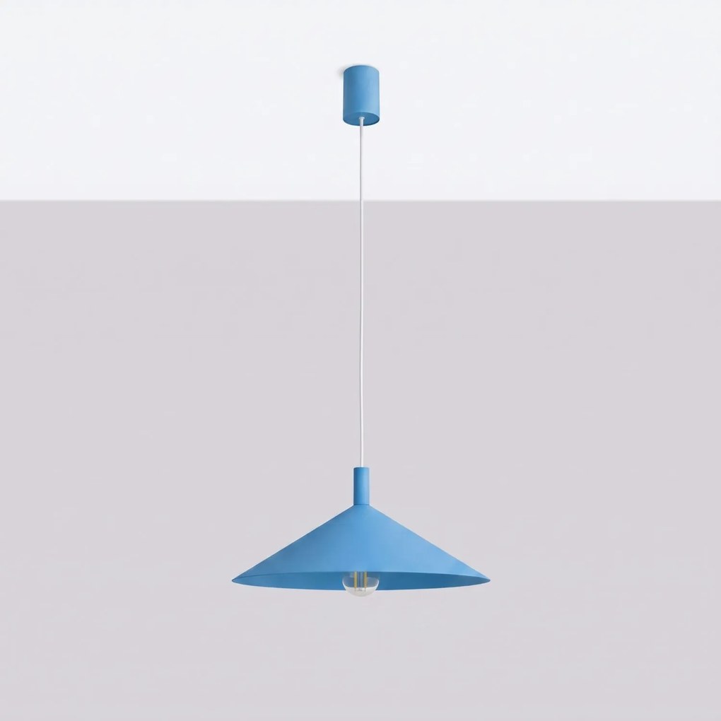 Sollux Lighting Závěsné svítidlo NOX 40 světle modré