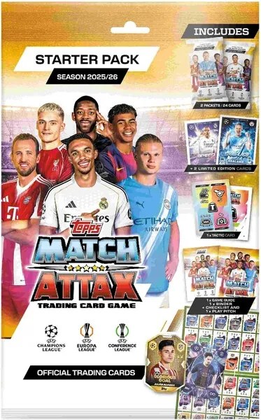 Fotbalové karty Topps UCC Match Attax 2025/26 Starter Pack