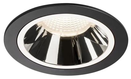 NUMINOS® DL L vnitřní LED zápustné stropní svítidlo černá/chrom 4000 K 40° - BIG WHITE