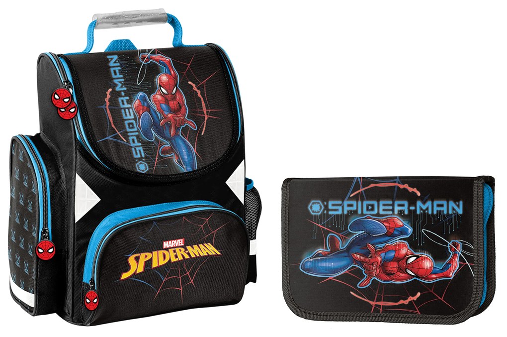 Paso Školní set aktovka + penál Spiderman