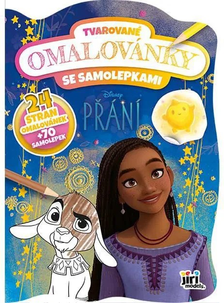 Jiri Models Tvarované omalovánky Přání