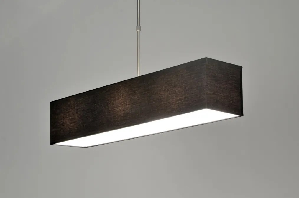 Závěsné designové černé svítidlo nad stůl Bahia Nero