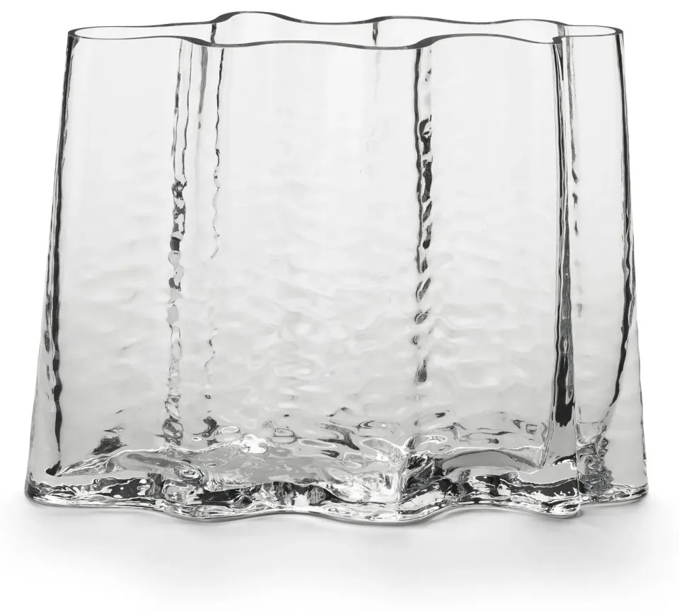 Skleněná váza Gry Wide Clear 24 cm COOEE Design