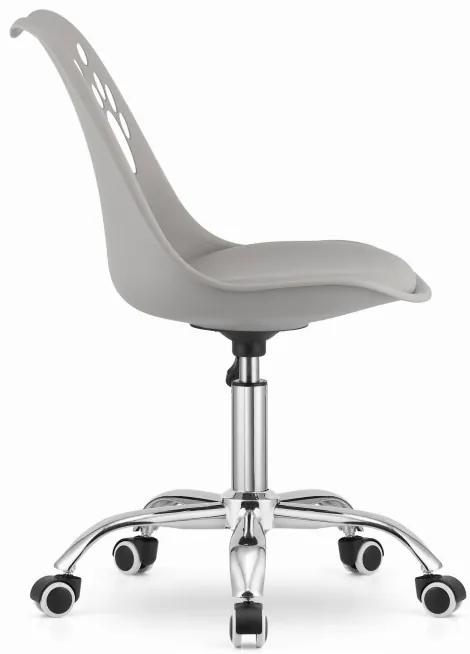Otočná židle PRINT - šedá