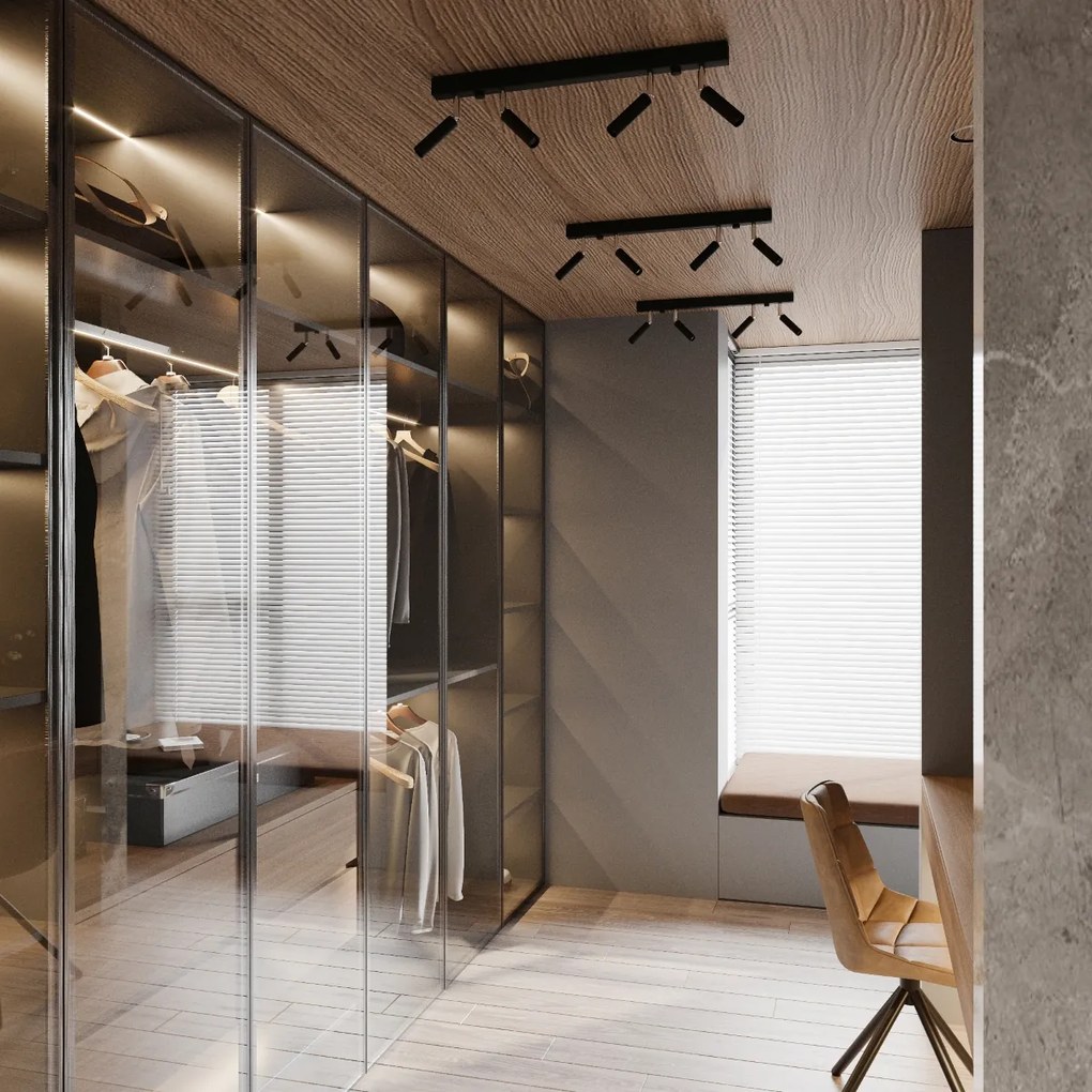 Sollux Lighting Stropní svítidlo EYETECH 6 černé