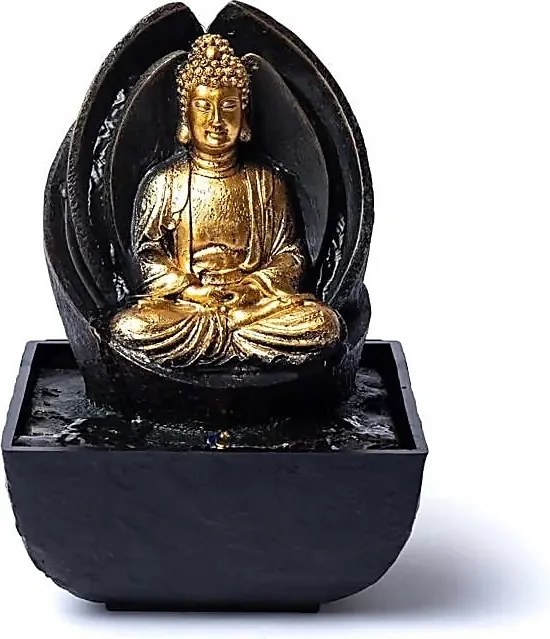 Meditující buddha water fountain fontána meditující Buddha 17,5 cm