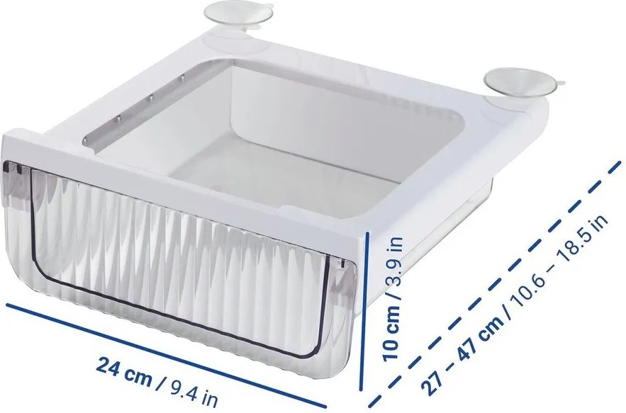 Plastový organizér do lednice 27x24 cm Kira – Wenko