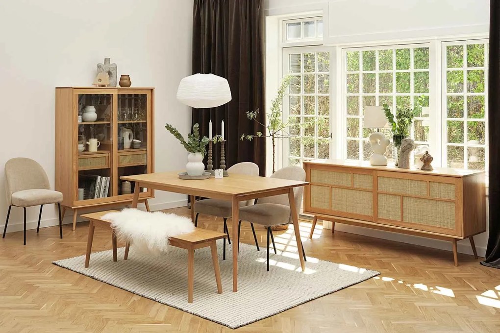 Designová komoda Tallys 180 cm přírodní dub