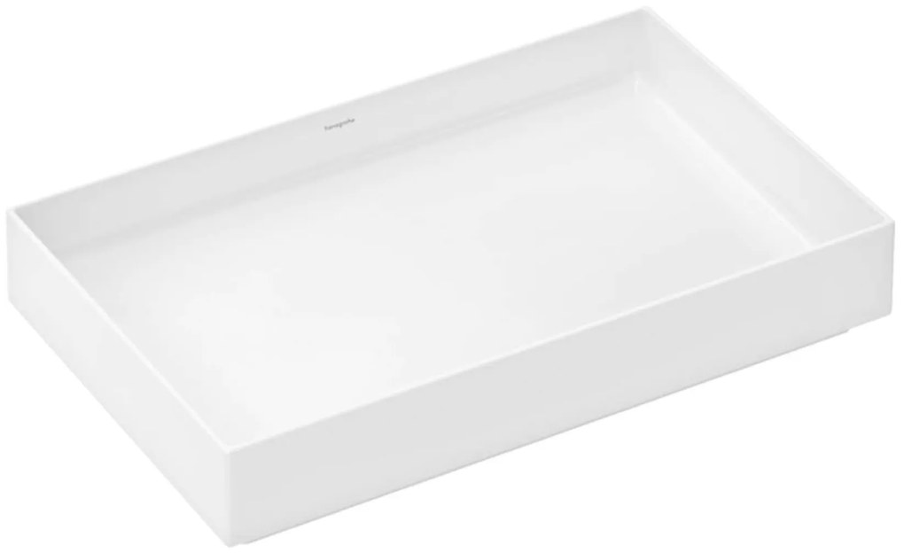 Hansgrohe Xuniva Evo E - Umyvadlo na desku, 65x40 cm, bez přepadu, bez otvoru pro baterii, bílá 60326450
