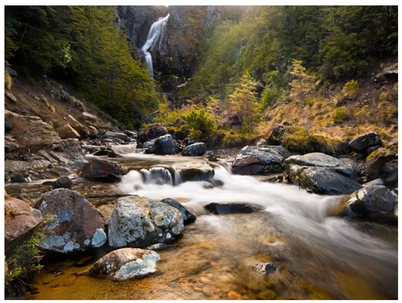 Fototapeta - Ohakune - Waterfalls in New Zealand | BIANO