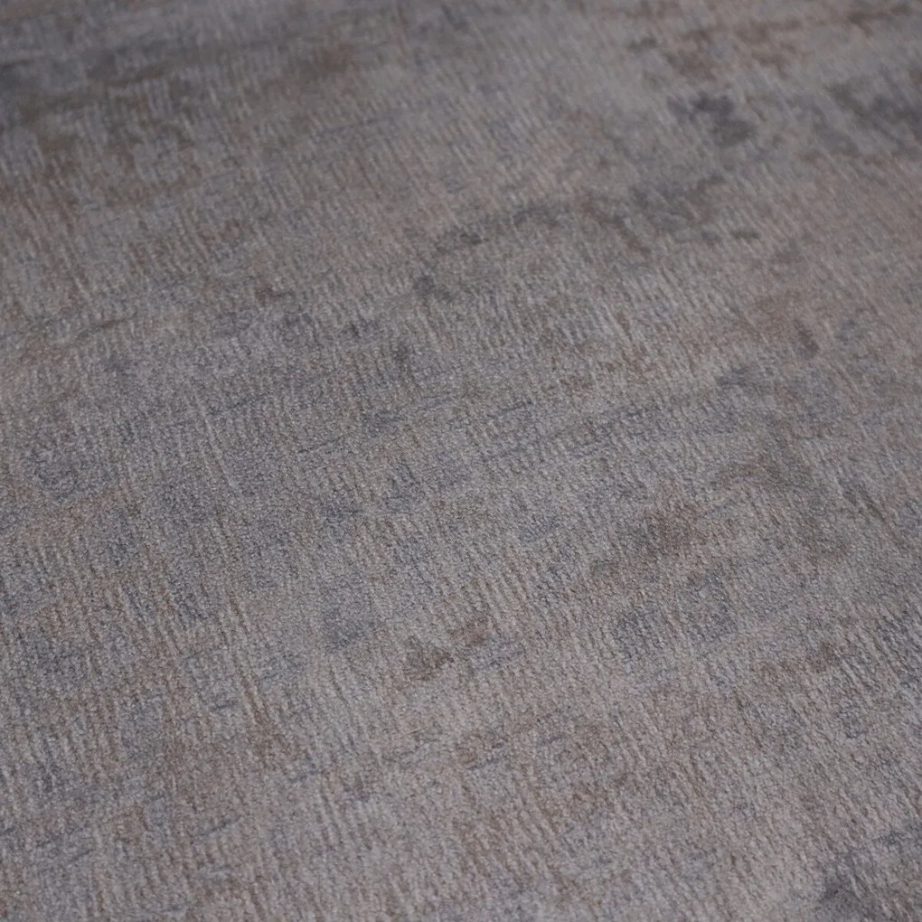 Gerflor, PVC podlaha - lino AladinTex Ultra 2218 Rough taupe, na míru, šíře 4m, šedá, filc, chodba / předsíň
