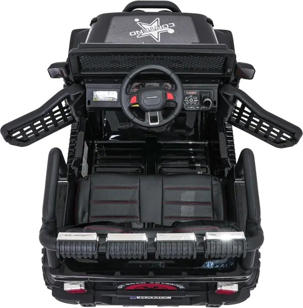 Elektrické autíčko Jeep BEAST 4x4 černé