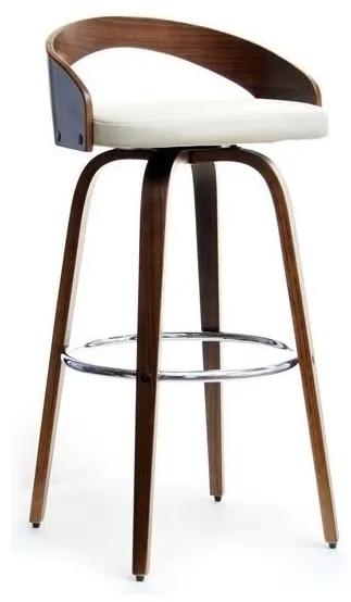 design4life Barová židle EMAJIKO ořech
