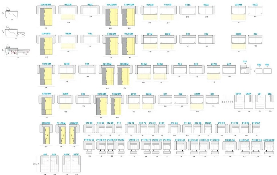 Rohová sedací souprava ORLANDO S05 - olivová