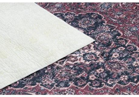 Dywany Luszczow Kusový koberec ANDRE pratelný 2288 orientální vintage protiskluz, bordó / šedá Rozměr koberce: 160 x 220 cm