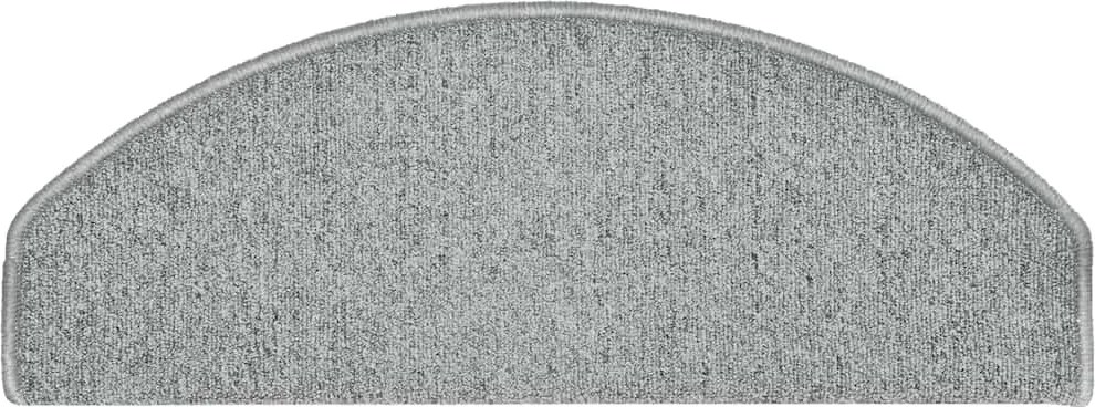 Schodové rohože 30 ks 65 x 24 x 4 cm světle šedé, půlkulaté, velké 3365762