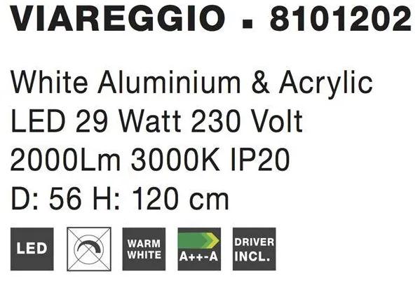 Nova Luce Závěsné LED svítidlo VIAREGGIO, 29W 3000K Barva: Bílá