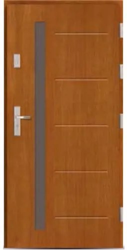 Archo - Venkovní vchodové dřevěné dveře Deskové DP-75 104981