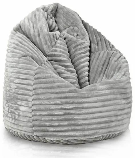 Sedací pytel Bag Sako XL stripe TiaHome - Čierna
