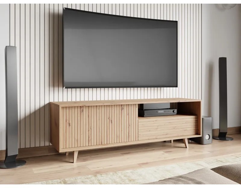 TV stolek/skříňka Trikso 1K1SZ, Barva dřeva: dub artisan