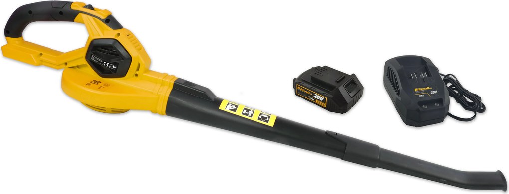 Riwall PRO RABL 20 SET 20V - akumulátorový foukač (s 2Ah akumulátorem a nabíječkou)