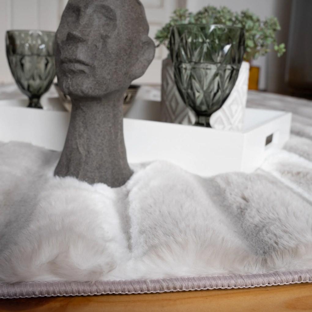 Obsession, Kusový koberec My Waves 305 Silver, 200x290, šedá, ložnice