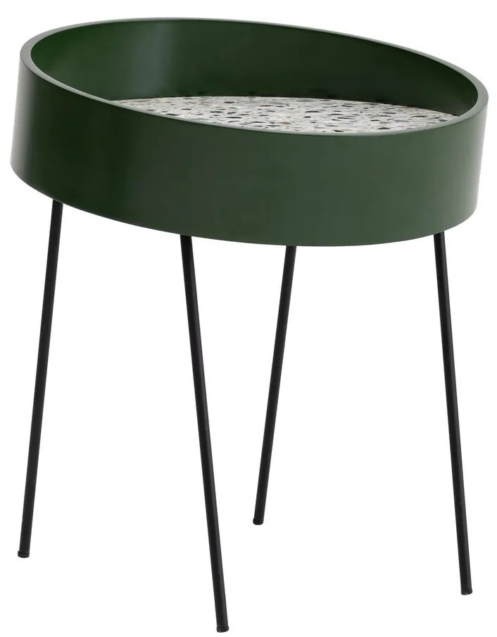 Kalune design Odkládací stolek ILO zelený