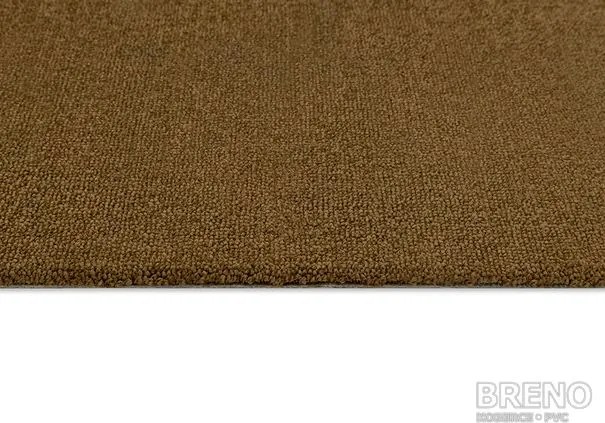 Breno Metrážový koberec NOBLE 51 hnědý, šíře 400 cm, Hnědá