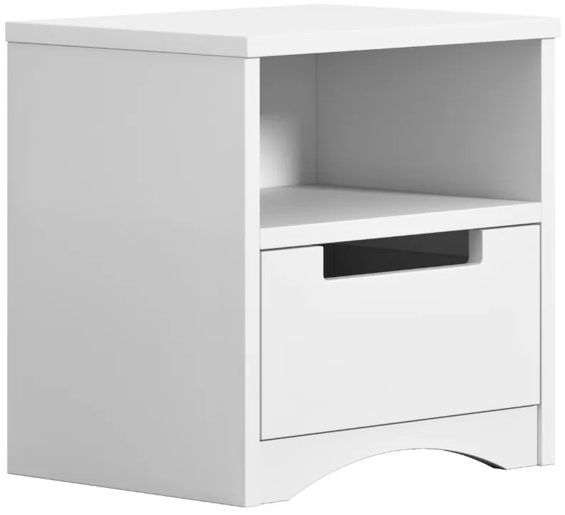 Benlemi Dětský pokoj CLASSIC v bílé barvě Zvolte rozměr: 80x140 cm, Zvolte matraci: Pěnová matrace, Zvolte šuplík: Bez šuplíku