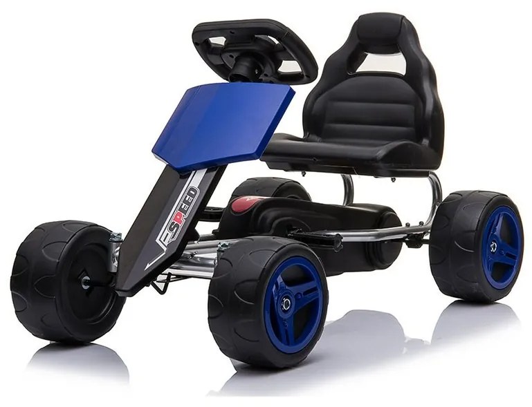 Baby Mix Dětská šlapací motokára Go-kart Speedy, modrá