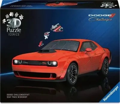 Ravensburger 3D Puzzle Iconics: Dodge Challenger R/T Scat Pack Widebod