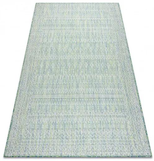 Dywany Łuszczów Kusový koberec Sion Sisal Aztec 22184 green/blue/ecru ROZMĚR: 80x150