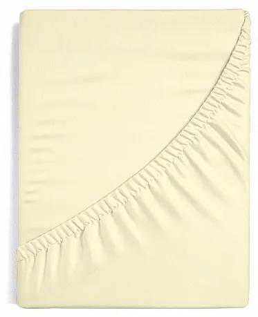 Matějovský napínací prostěradlo jersey Světle béžové na matraci: 160 x 200 cm