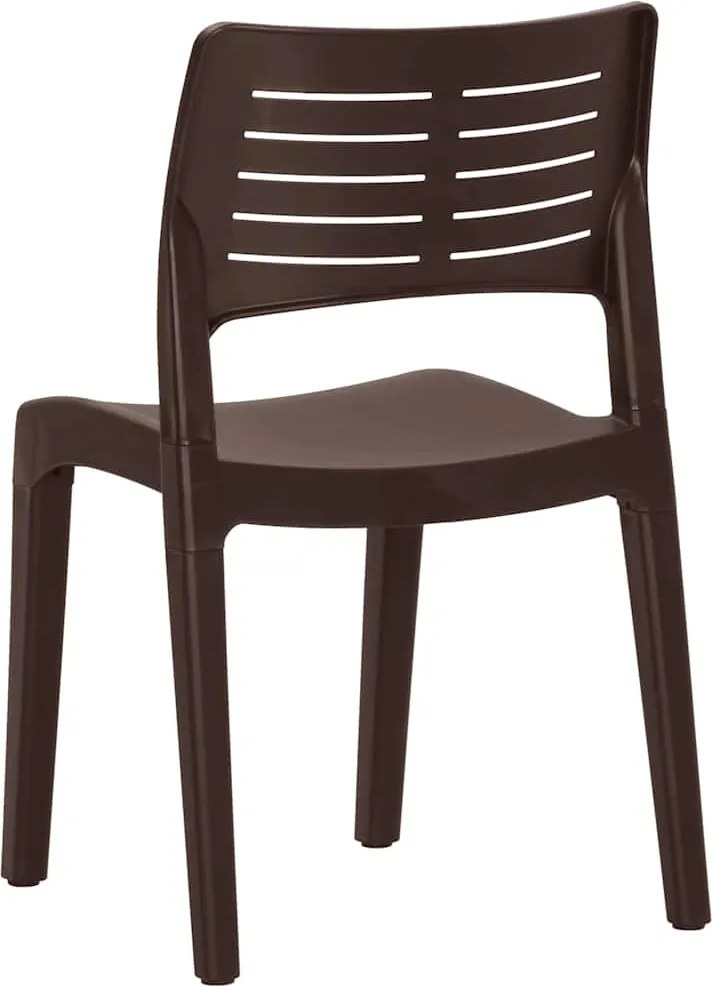 Zahradní židle 2 ks mocca polypropylen 317730